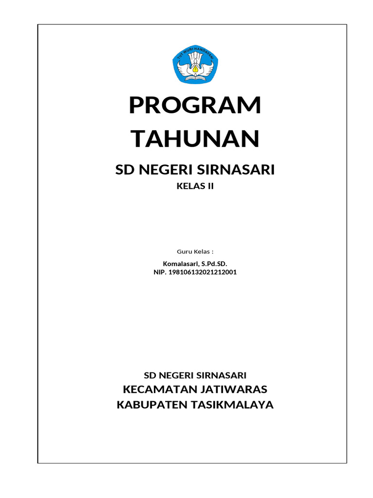 Cover Program Tahunan | PDF