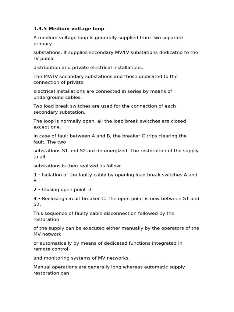 Medium Voltage Loop 102302546 | PDF
