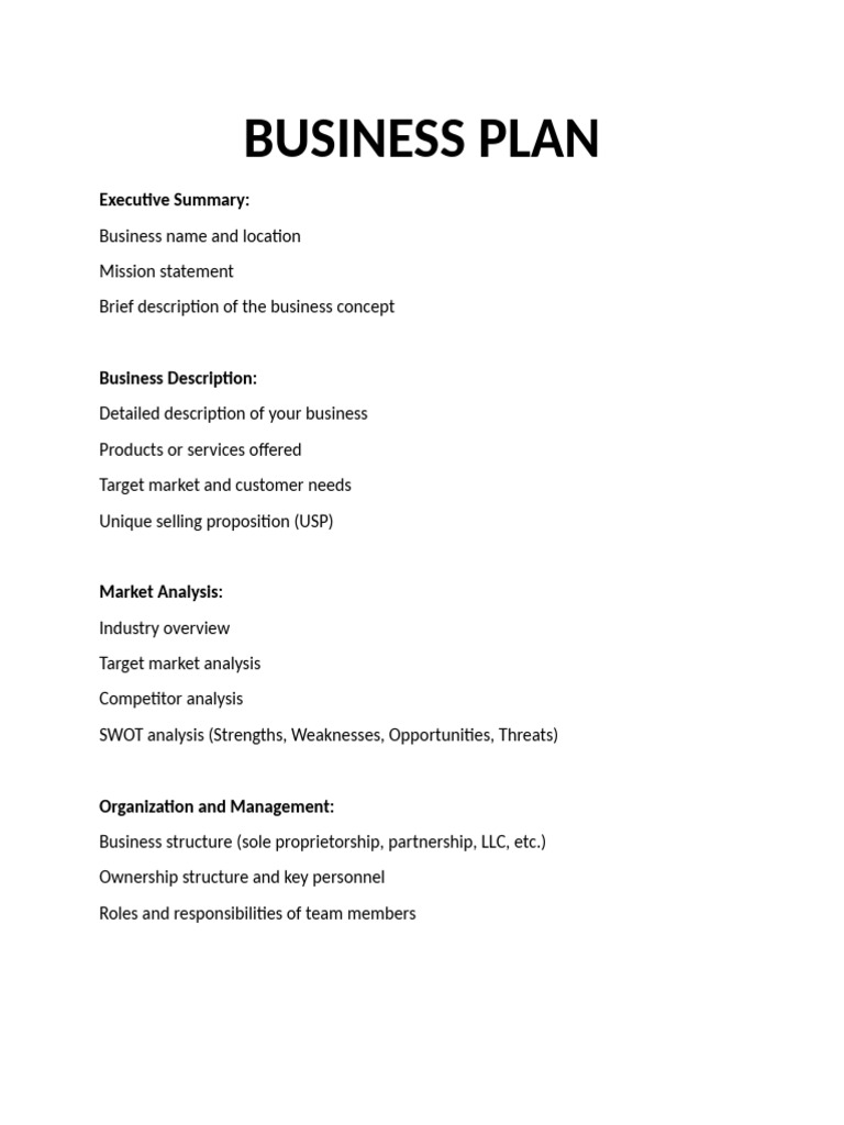Business Plan | PDF
