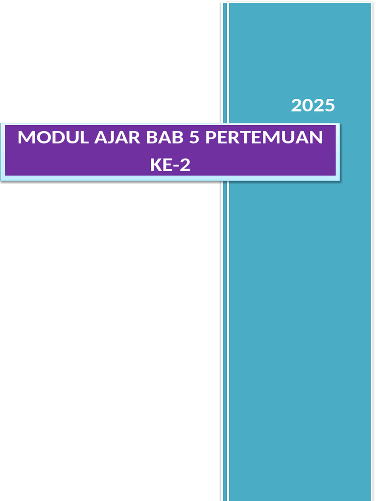 MODUL ajar Bab5 pertemuan 2 indah | PDF