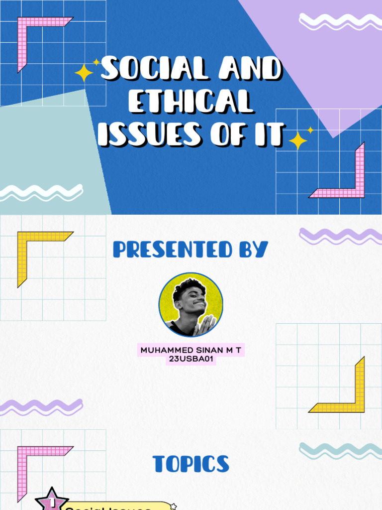 Social and Ethical Issues of It | PDF