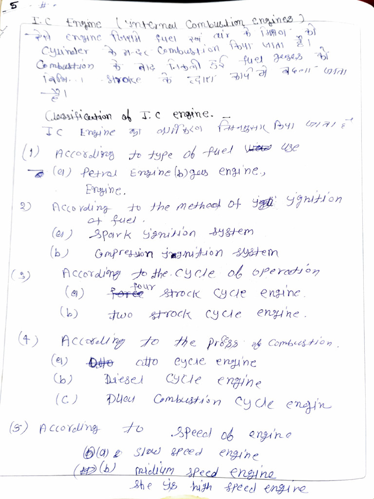 Engine Types and Mechanics Overview | PDF