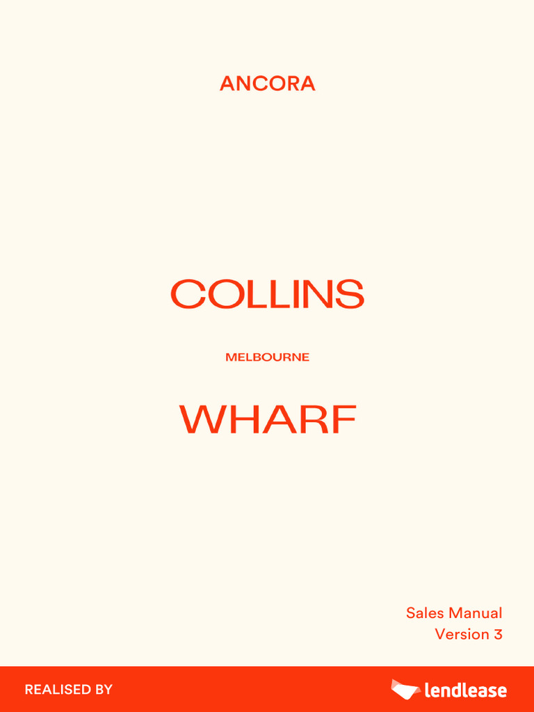 LL CW3 Sales Manual - Version 3 | PDF | Apartment | Elevator