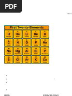 Grade 9 Chemistry: Atomic Structure Guide | PDF | Atoms | Chemical Elements
