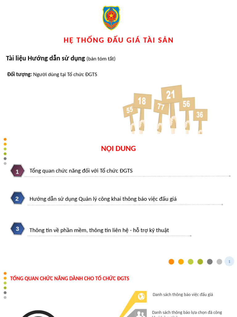 TailieuHDSD DGTS TochucĐGTS (Tomtat) | PDF