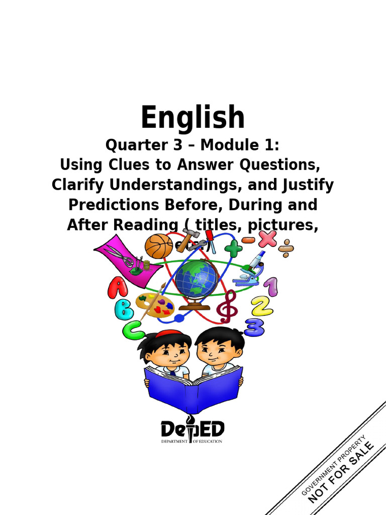 English2 - q3 - Mod1 - Using Word Clues | PDF | Learning