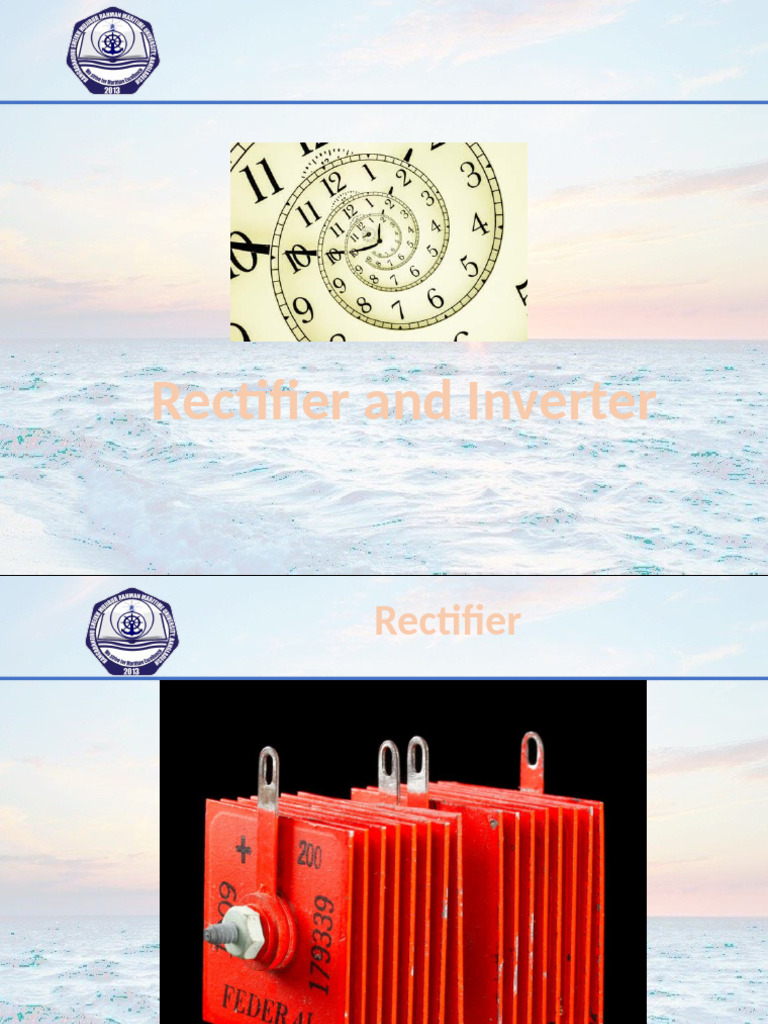 Rectifier and Inverter | PDF | Rectifier | Power Inverter