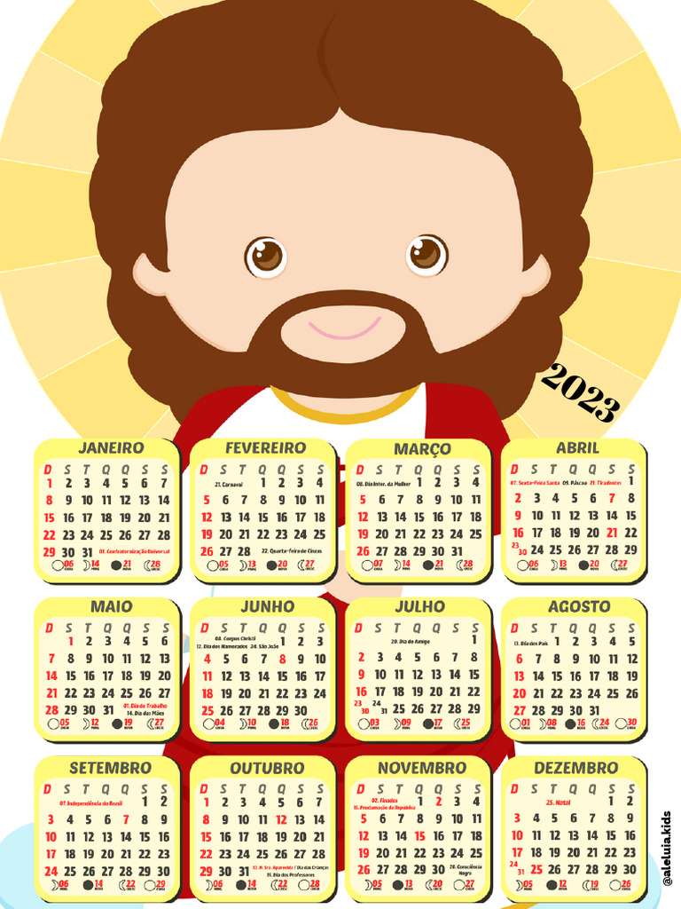 Calendário- Jesus | PDF