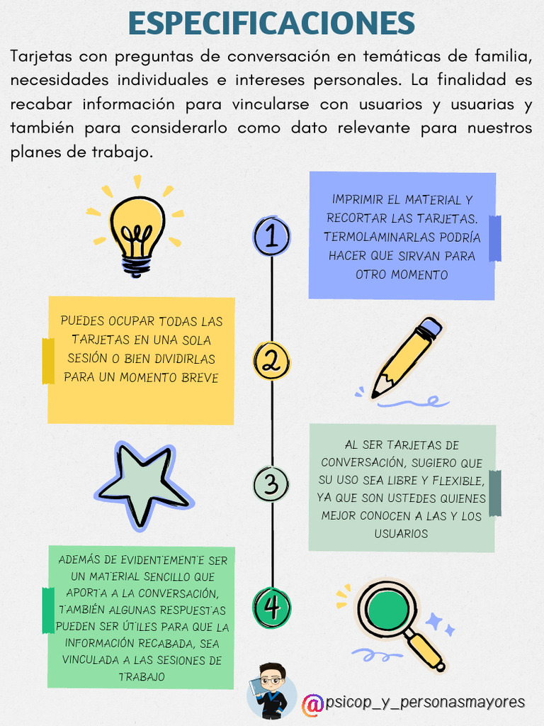 Tarjetas de Conversación para Vínculo Social | PDF | Cognición ...