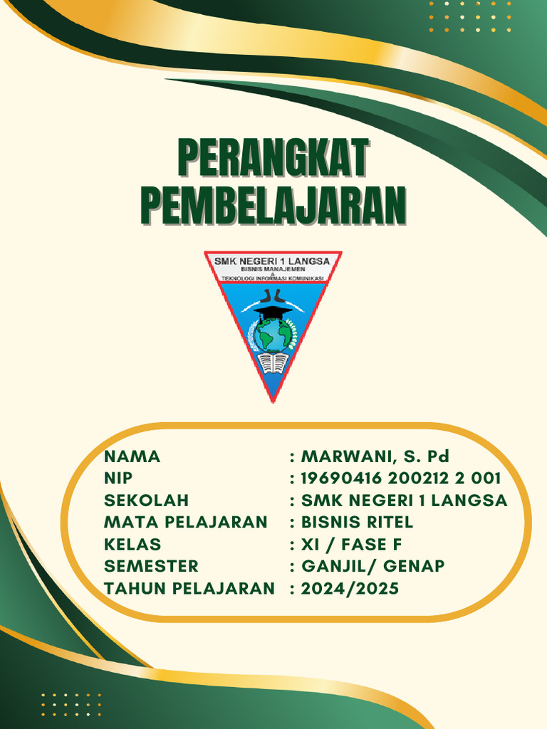 COVER RPP MODUL AJAR BD KELAS XII | PDF