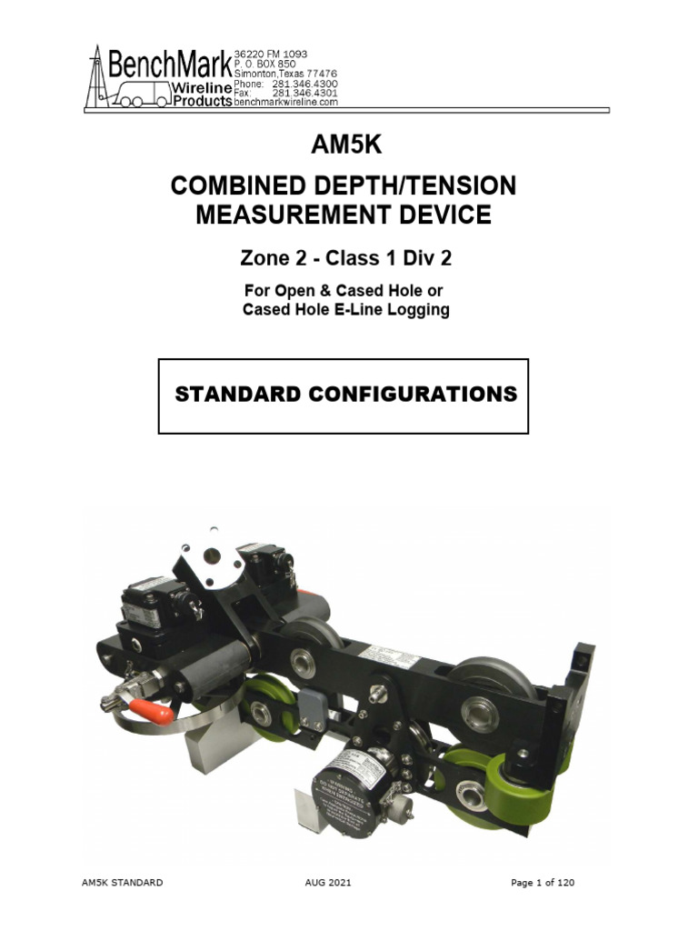 AM5K Depth/Tension Measurement Guide | PDF | Axle | Bearing (Mechanical)