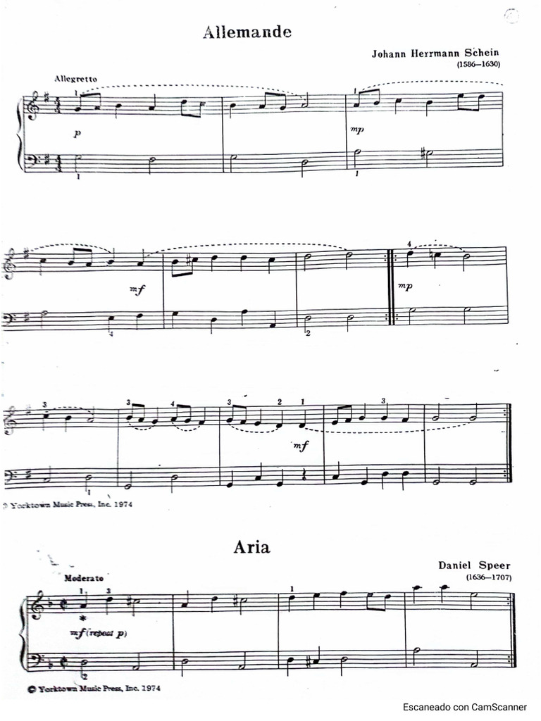 Allemande | PDF