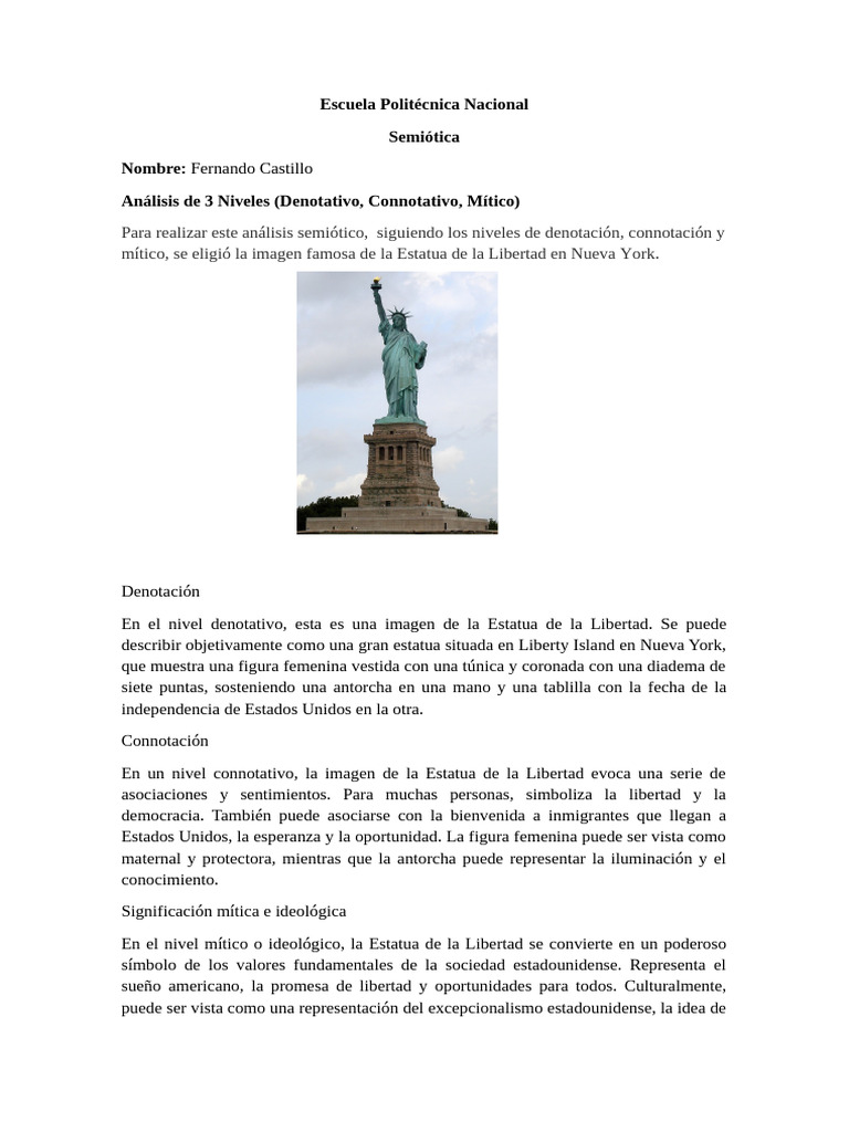 Analisis Semiotico - Tres Niveles | PDF