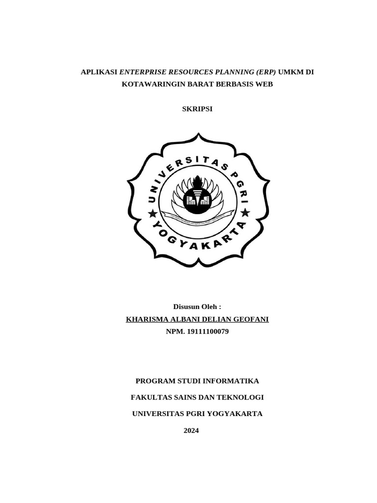 Proposal Kharisma Rev 4ok | PDF