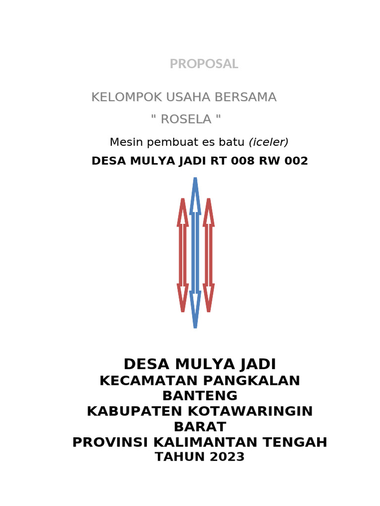 Proposal_kelompok_usaha_bersama_-_Rosela | PDF