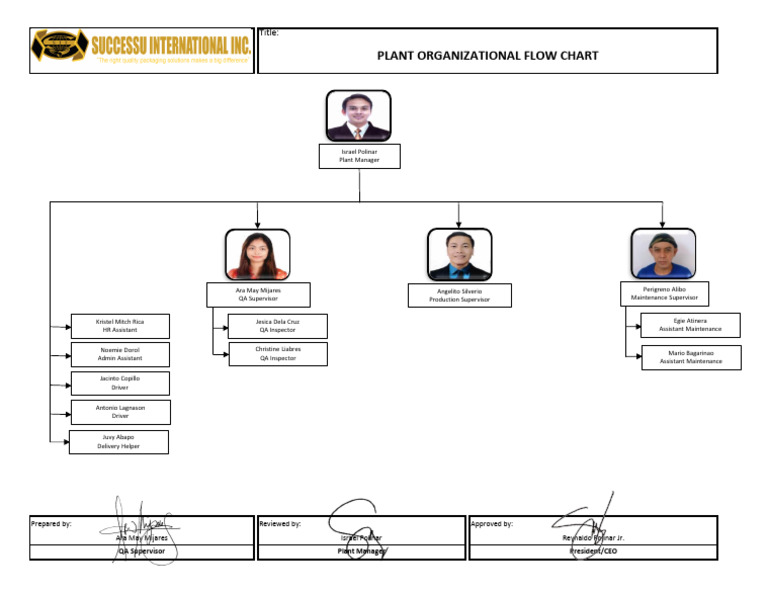 Plant Organizational Chart | PDF