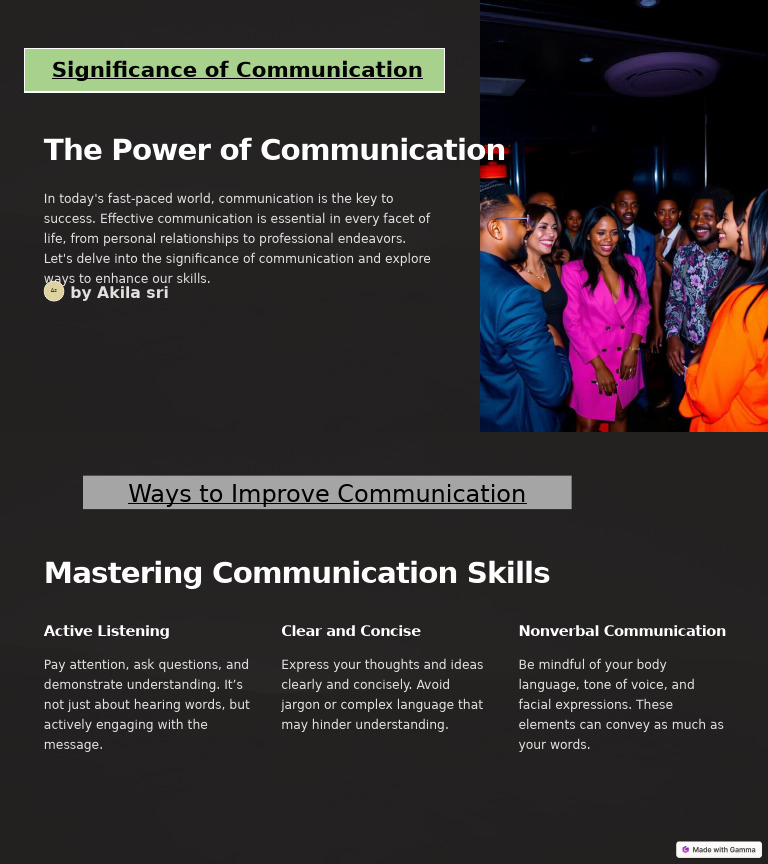 Enhancing Communication Skills | PDF