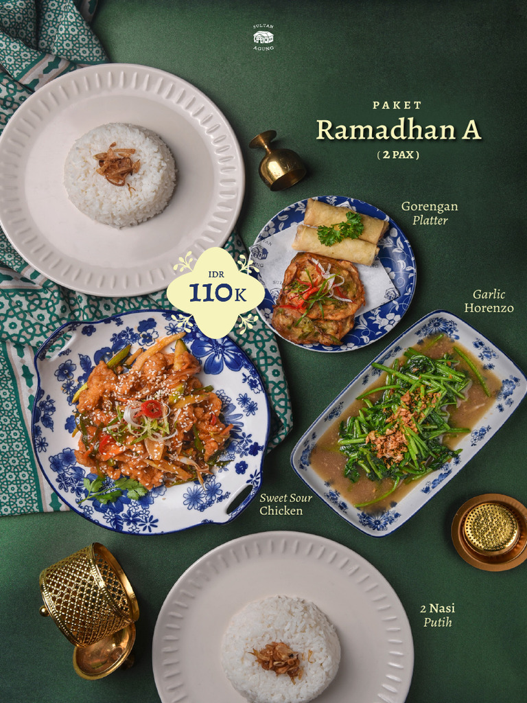 Menu Paket Ramadhan Sultan Agung | PDF | Persiapan Makanan dan Minuman ...