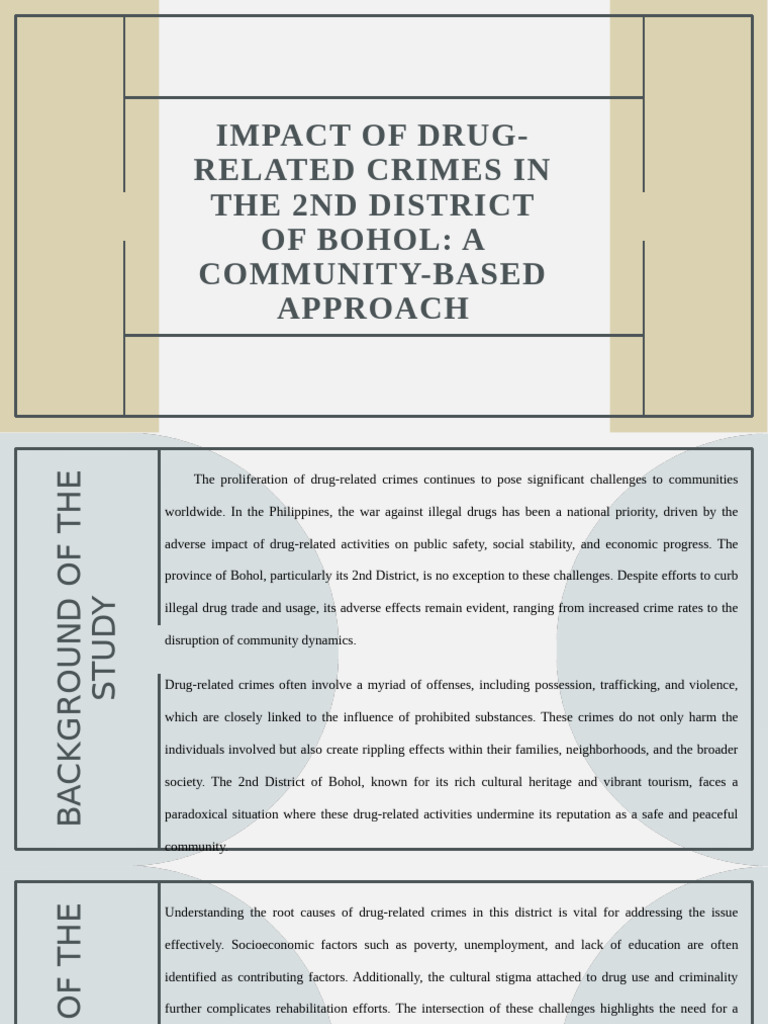 Impact of Drug-Related Crimes in The 2nd District | PDF | Survey ...