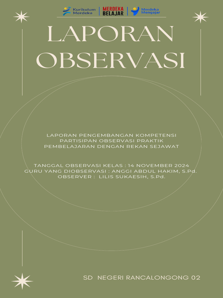 Laporan Observasi Anggi - Compressed | PDF