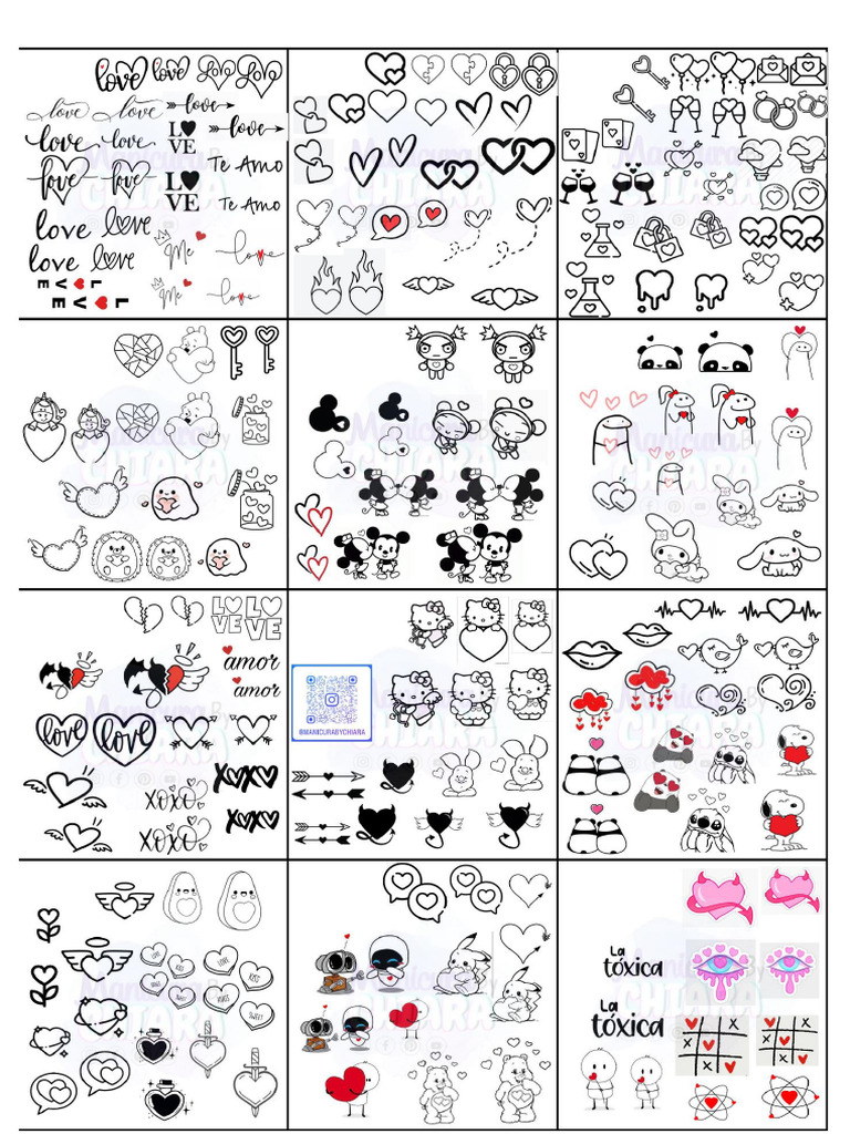 Plantilla Stickers 1 | PDF