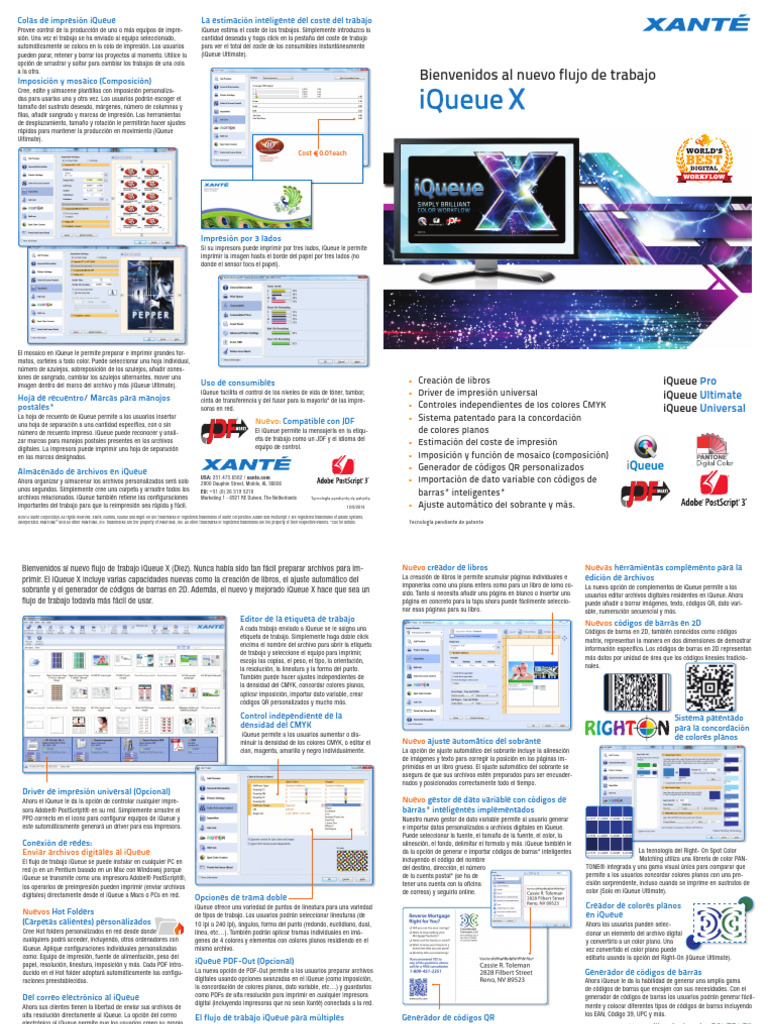 IQueue Web Bro LR ESP | PDF | Archivo de computadora | Código QR