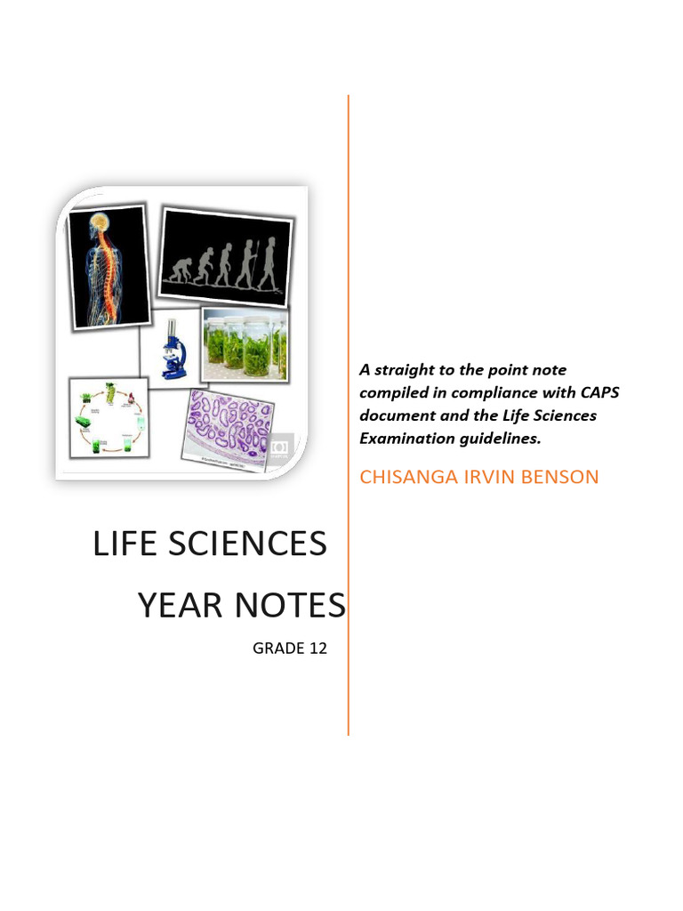 G12 Life Sciences Notes | PDF | Meiosis | Menstrual Cycle