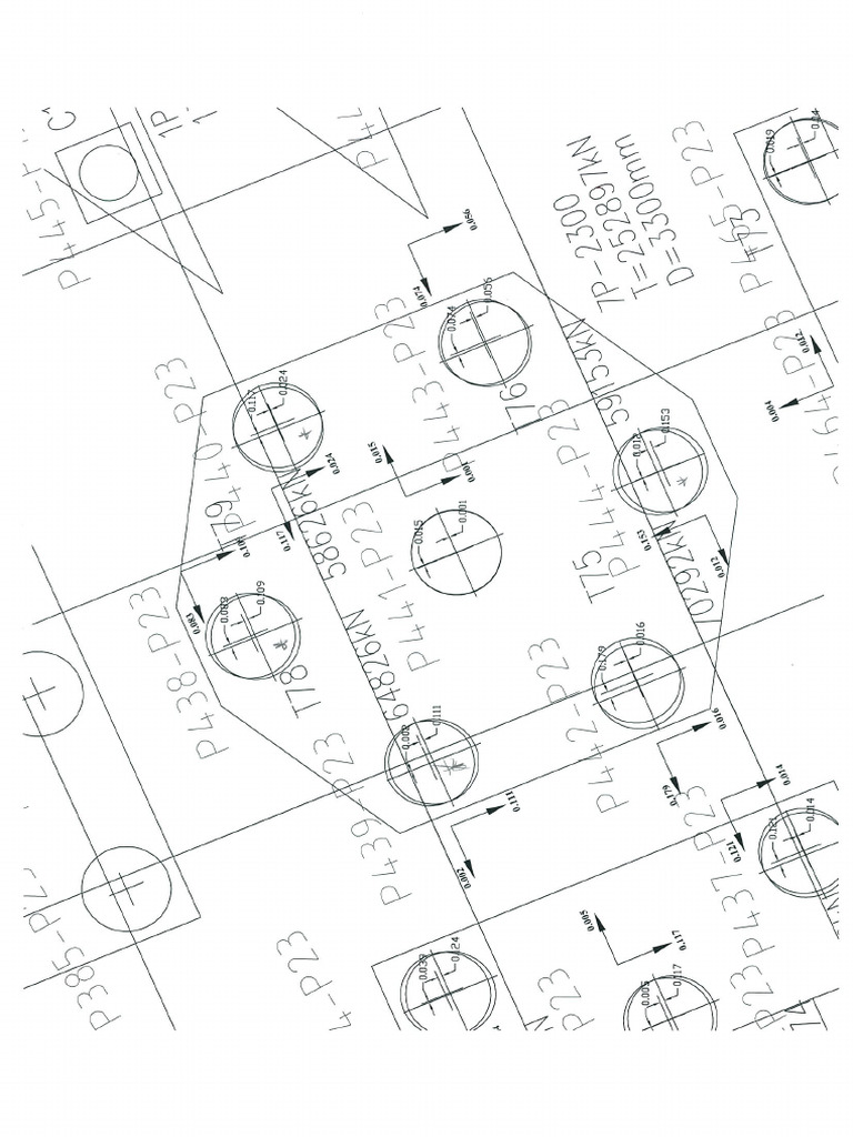 As-Built Drawing For Piling Work | PDF