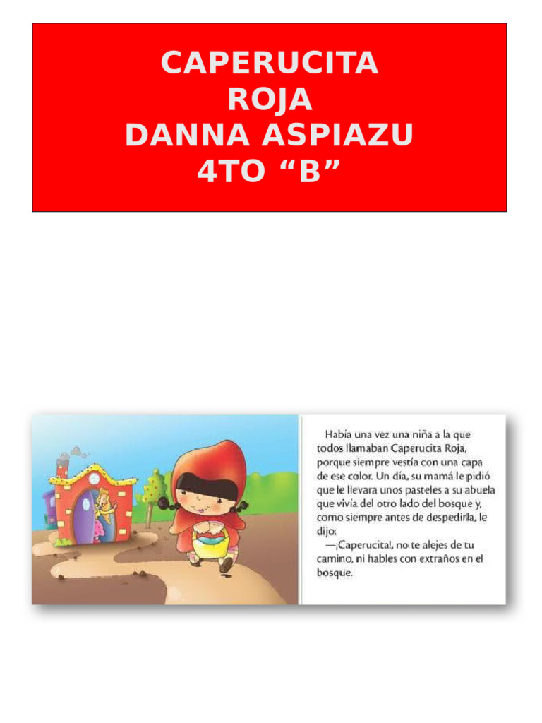 Caperucita Roja | PDF