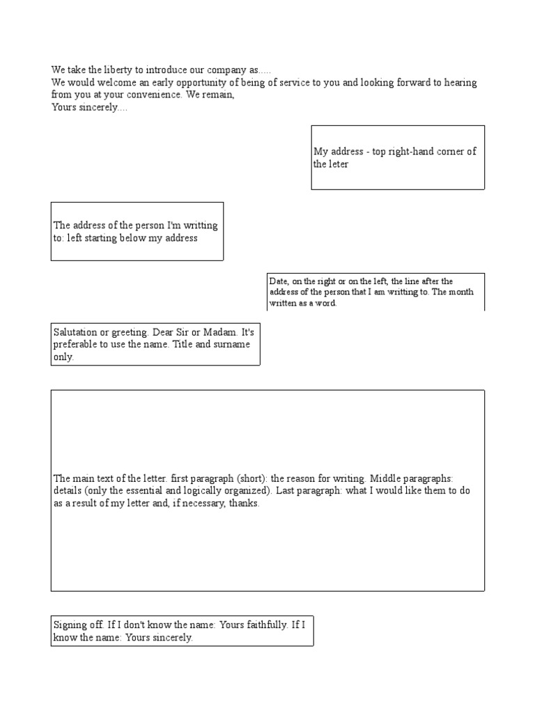 Service Introduction Letter | PDF