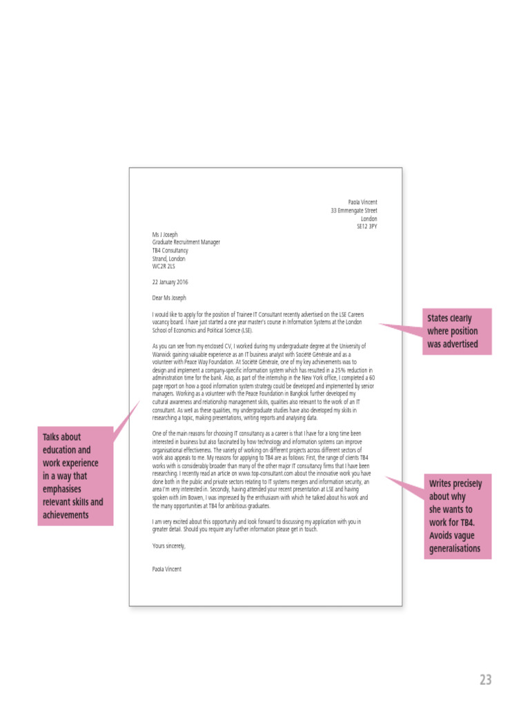 Cover letter examples | PDF
