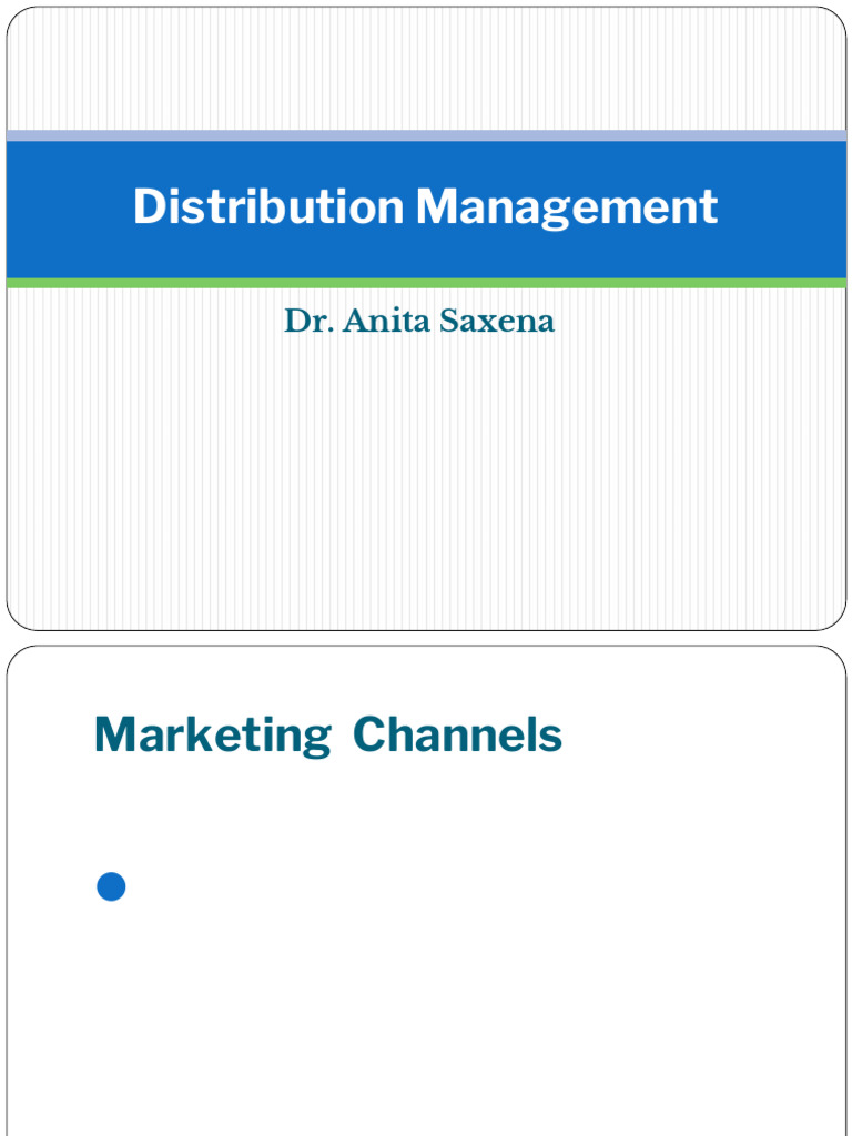 Distribution Management | PDF