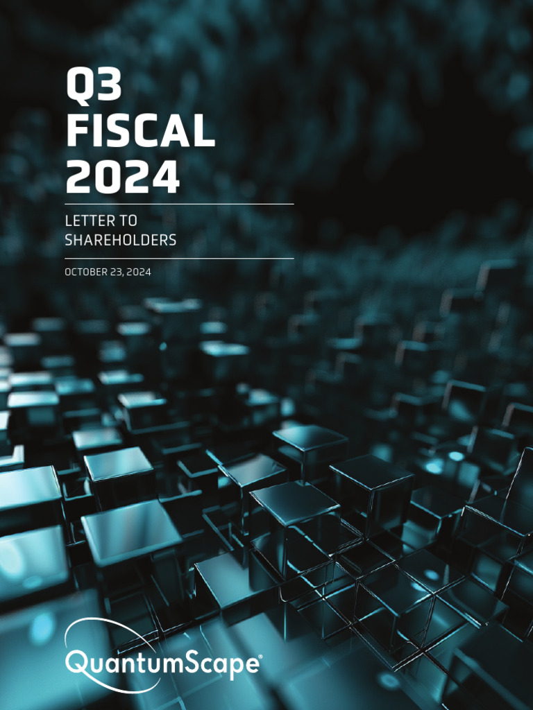 Shareholder Update: QSE-5 Progress | PDF | Battery (Electricity)