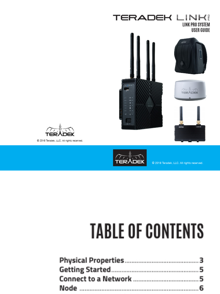 Teradek Link Pro User Guide | PDF | Computer Network | Wi Fi
