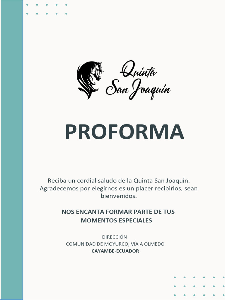 PROFORMA | PDF