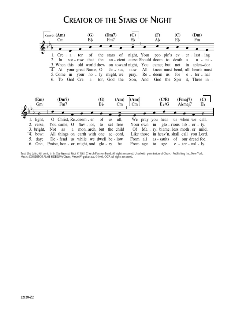 Creator of The Stars of Night Guitar | PDF