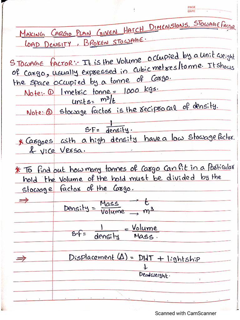 Cargo Part-3 CARGO PLAN SF LD | PDF
