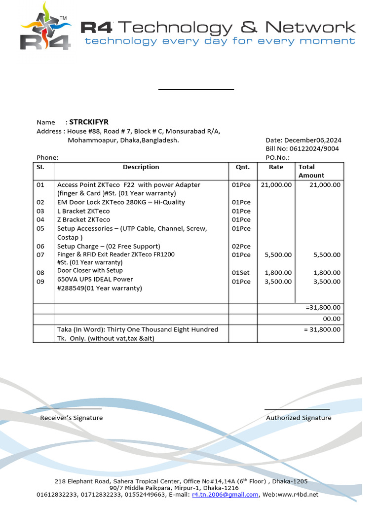 Bill - Shohagh - 06122024 PDF | PDF