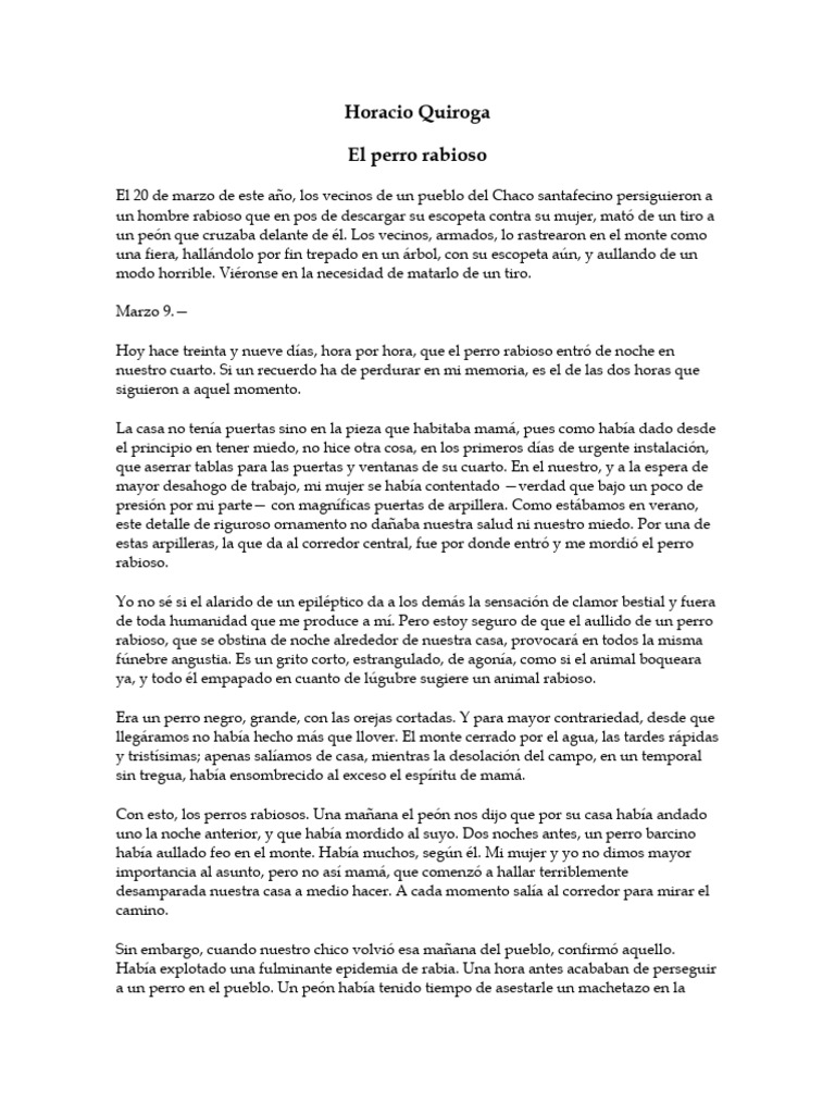 El Perro Rabioso | PDF