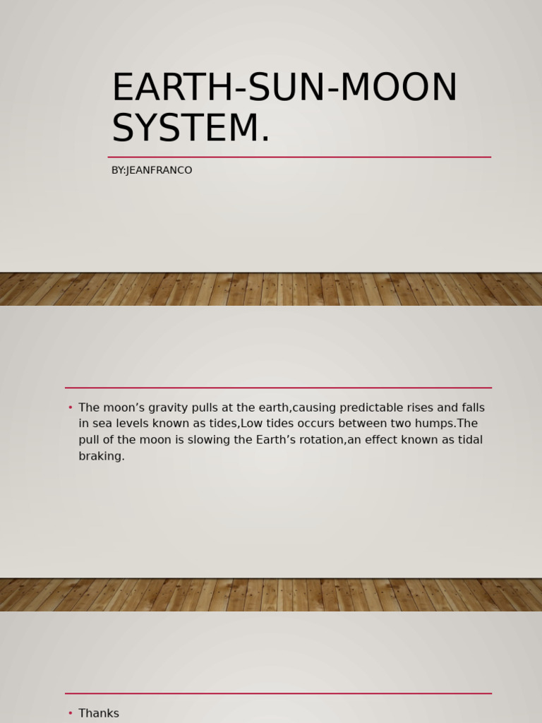 Science Homework (Earth Sun Moon) | PDF