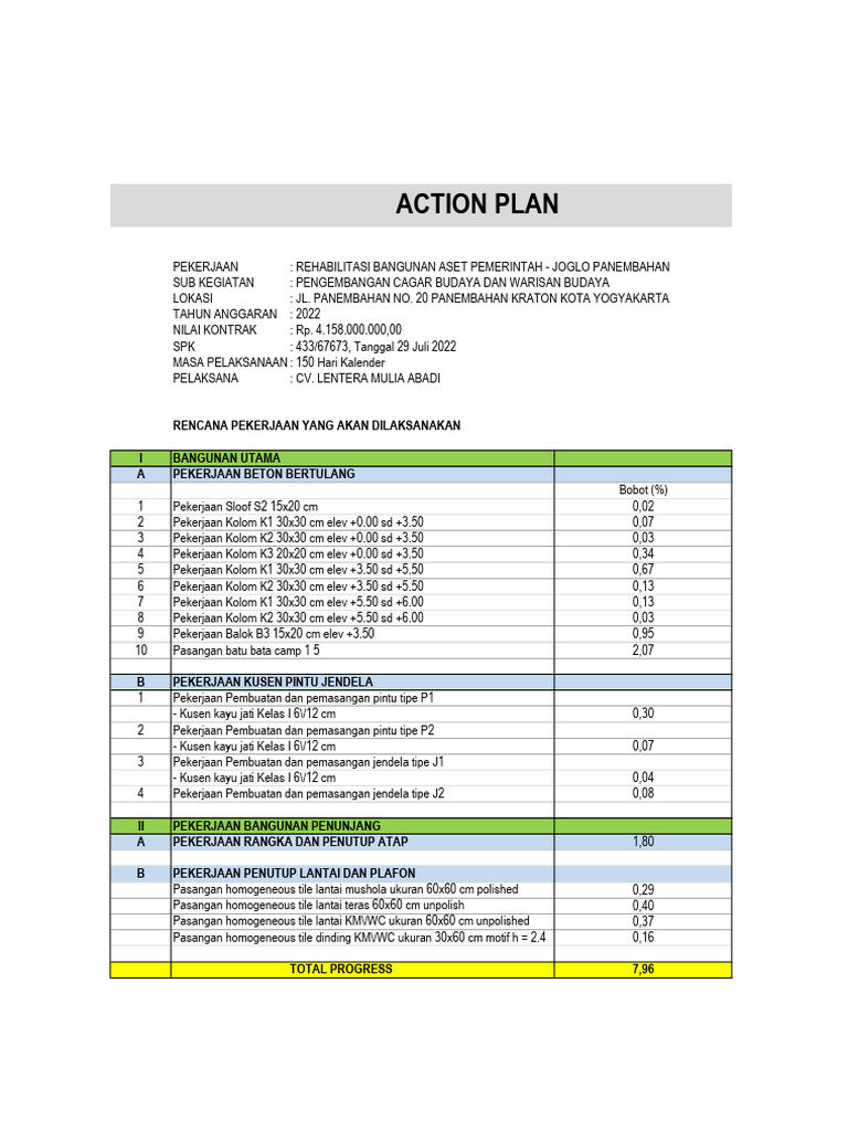 Action Plan 1 - Action Plan 2 | PDF