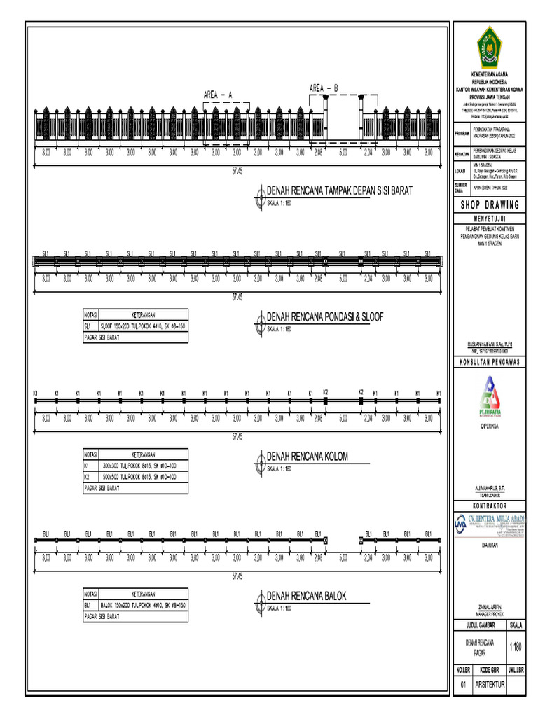 GAMBAR PAGAR Rev5 | PDF