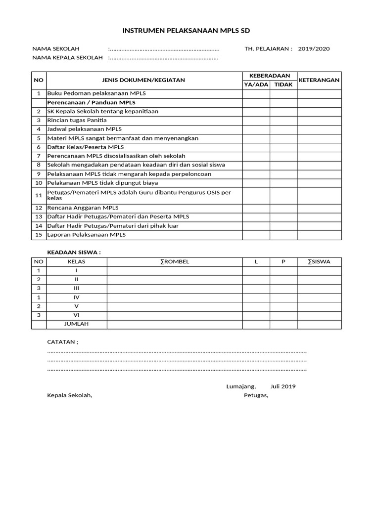 Instrumen MPLS | PDF