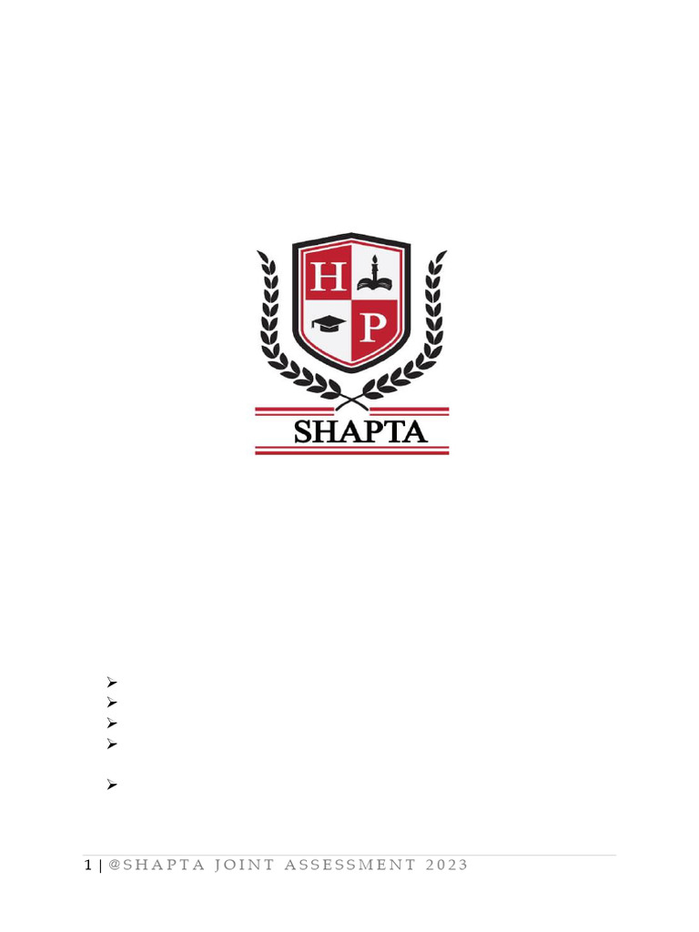 s.4 English 1 Shapta Mocks 2023 | PDF