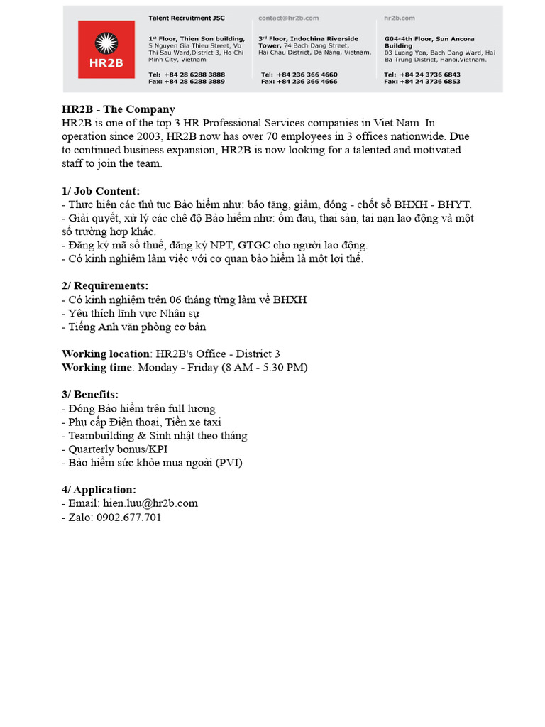 HR2B - Payroll Admin | PDF