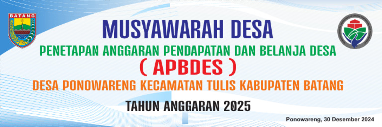 Banner APBDes Perubahan 2025 | PDF