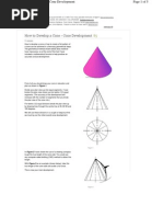 Cone Layout Development by Marking and Calculation Method With Practical Example | PDF ...