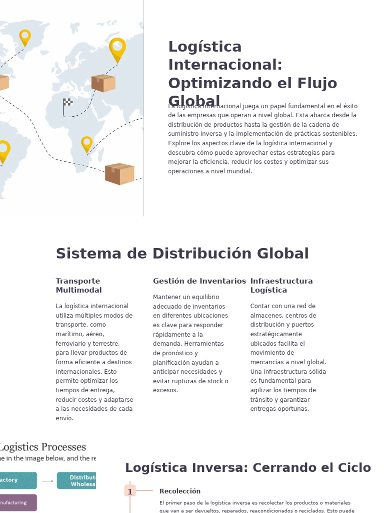 Optimización del Flujo Global Logístico | PDF | Logística | Cadena de ...