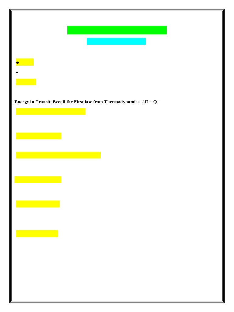 Heat Transfer Basics for Students | PDF
