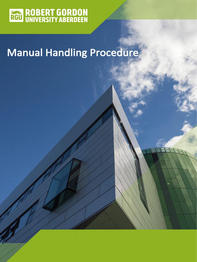 Manual Handling Procedure | PDF | Risk | Risk Assessment